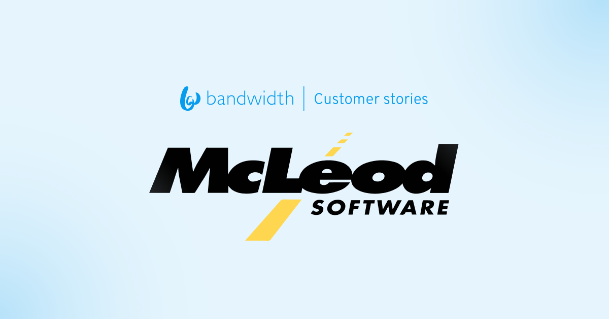 McLeod Software | Bandwidth